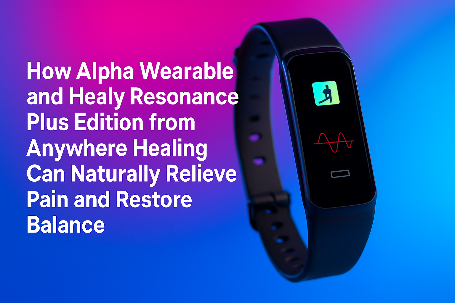 How Alpha Wearable and Healy Resonance Plus Edition from Anywhere Heal | Anywhere Healing